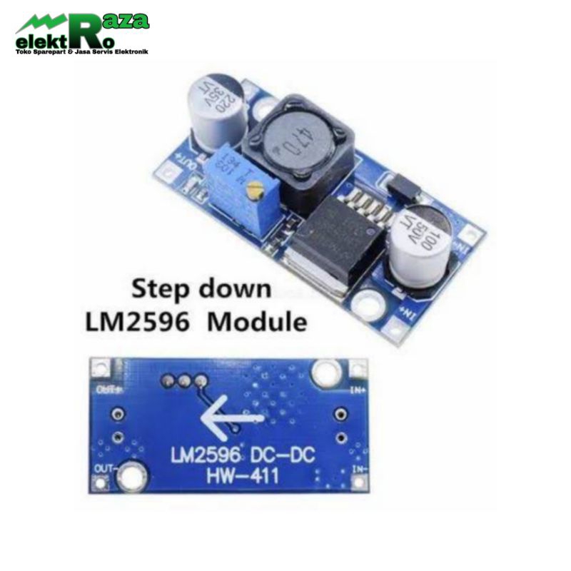 Jual LM2596 DC-DC Buck Converter Step Down Power Supply Module | Shopee Indonesia