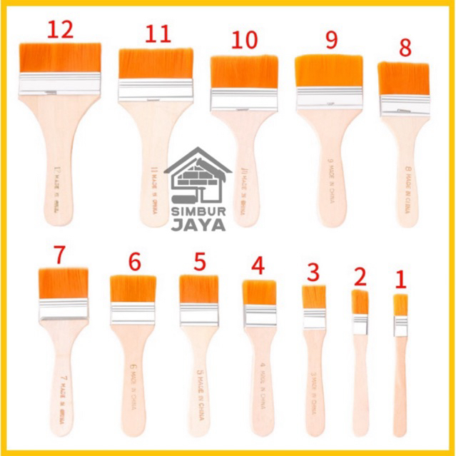 Jual kuas nilon kuas kue cocok untuk oles kue halal 100% | Shopee Indonesia