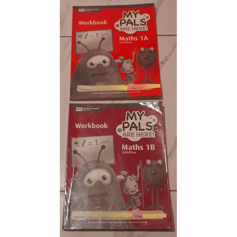 Jual My Pals are Here Math Workbook 1A 1 B ( 3rd Edition) | Shopee ...