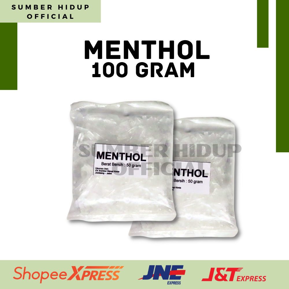 Jual MENTHOL CRYSTAL KEMASAN 100GR | Shopee Indonesia