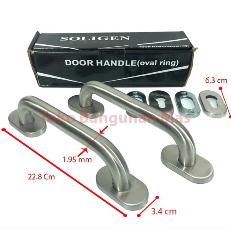 Jual Pull Handle SOLIGEN Tarikan Pintu Garasi Stainless Gagang Pegang ...