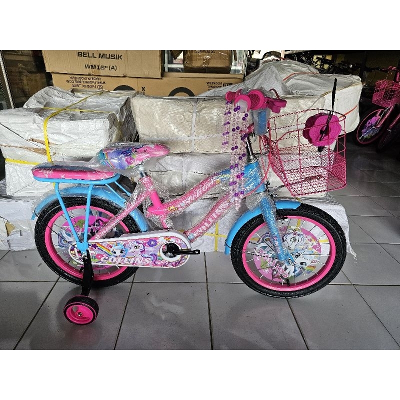 Jual Sepeda Anak Perempuan Mini Velion Collins 12 16 18 Inch | Shopee ...