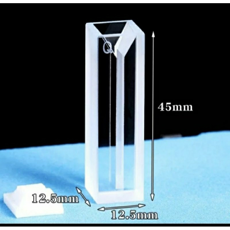 Jual Micro Cuvette Quartz 350ul Path Length 10mm. Kuvet Mikro Kuarsa ...