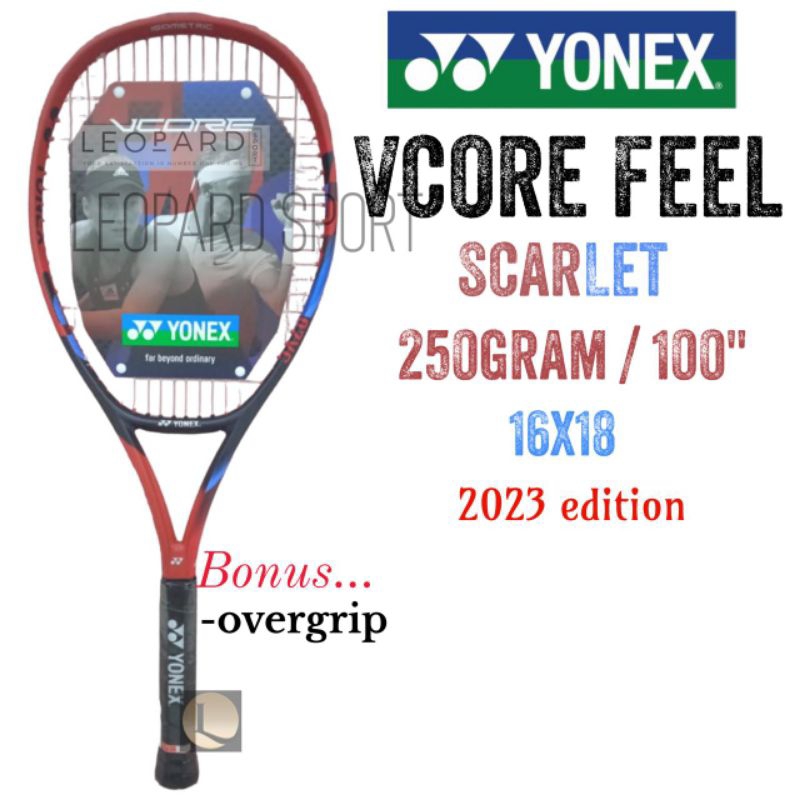 Jual Raket Tenis Y0NEX VCORE FEEL 100 250g Scarlet / Tennis Racket | Shopee Indonesia