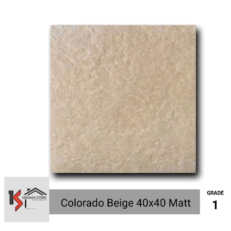 Jual Keramik Teras 40x40 Texture (Matt) Coklat Polos/ Keramik Ukuran ...