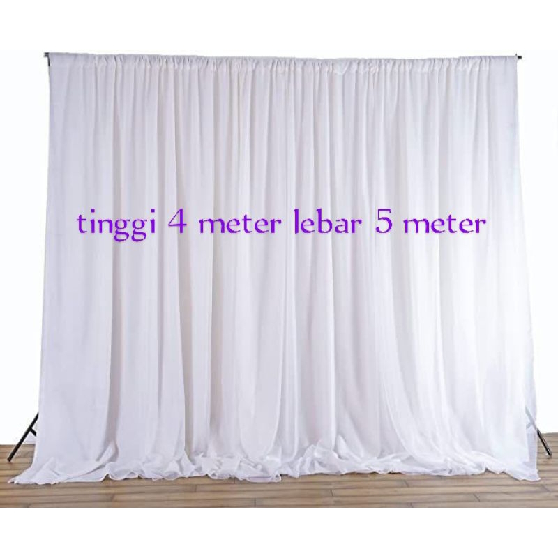 Jual BACKDROP TINGGI 4 METER LEBAR 5 METER / bahan kain filamin kain ...