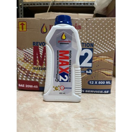 Jual Petroasia Max 2 800 ml 20W 40 SF Petro Revol New Oli Mesin Motor ...
