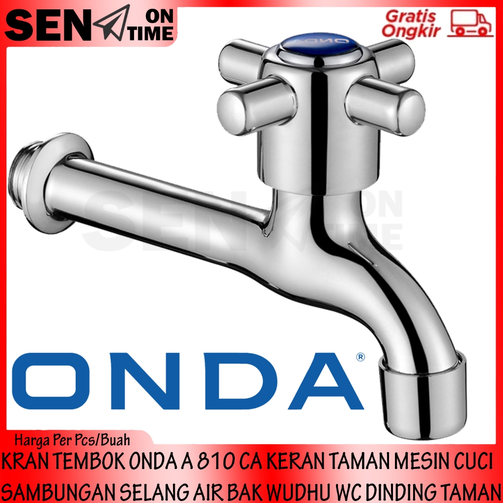 Jual Kran Tembok Onda A 810 CA T A810 A810CAT 3/4" Inch In Inci Inchi ...