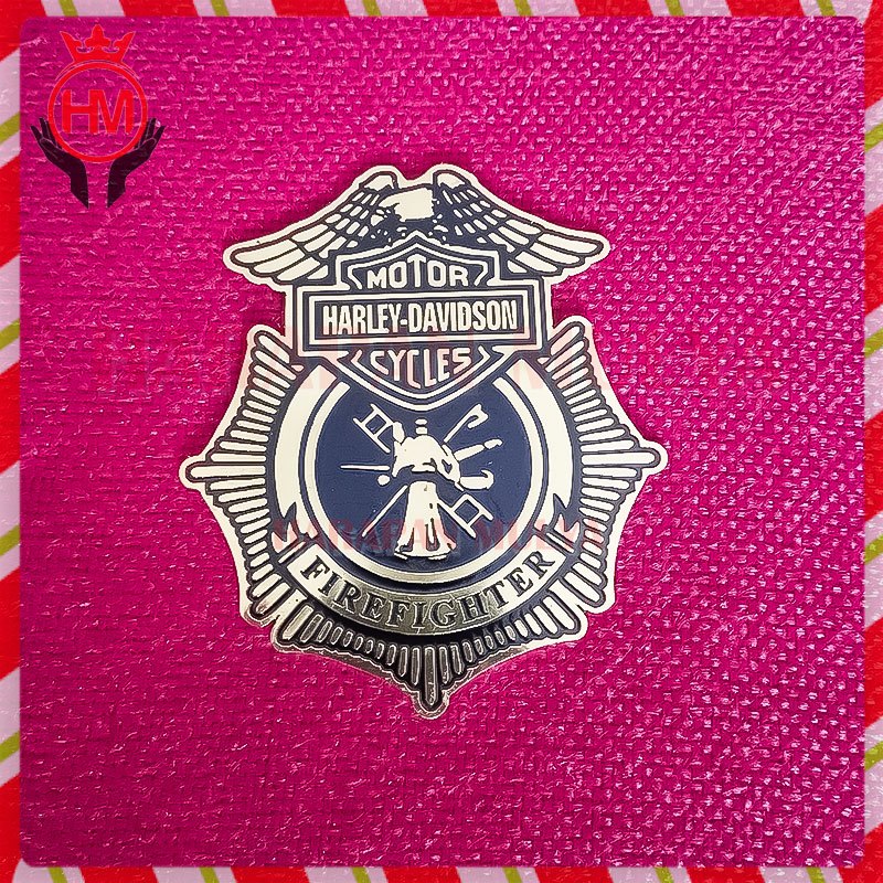 Jual Emblem Harley Firefighter - Plat Komunitas Harley Davidson ...
