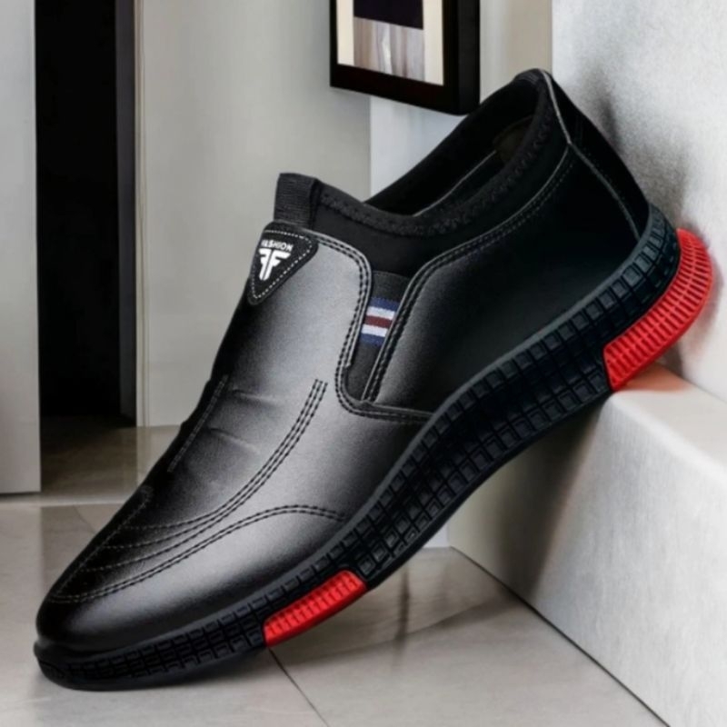 Jual Sepatu pria pantofel hitam formal sepatu kerja kantor pantofel ...