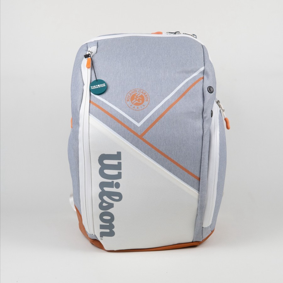 Jual Tas Tenis Wilson Tour Roland Garros Backpack Grey Tennis BNWT ...