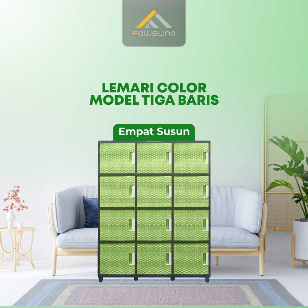 Jual LEMARI LOKER FAWSLINE JUMBO 4 SUSUN | Shopee Indonesia