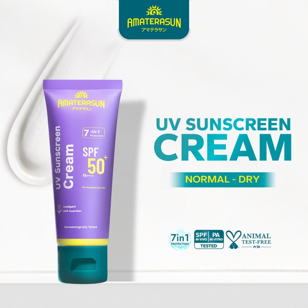 Jual AMATERASUN [REAL SPF Certified] UV Sunscreen Cream SPF 50+ PA ...