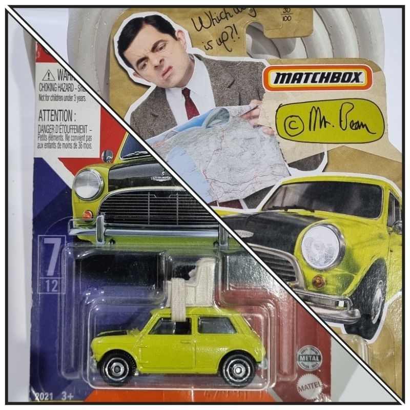 Jual mobil matchbox mr bean mini cooper austin diecast | Shopee Indonesia