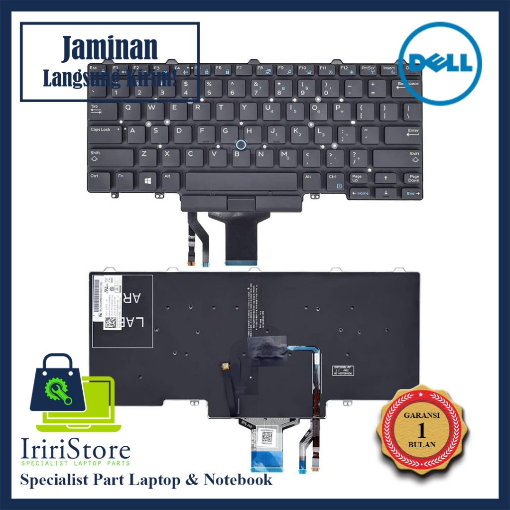 Jual Keyboard Laptop Dell Latitude E5450 E5470 E7450 E7470 Pointer ...