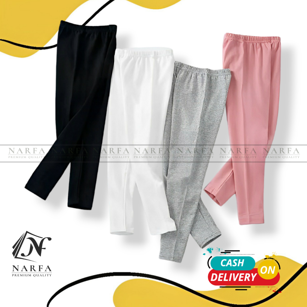 Jual Legging Anak Perempuan Bahan Rayon Kaos Usia 2 - 15 tahun / Leging ...