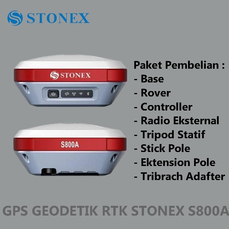 Jual GPS Geodetik RTK Stonex S800A | Shopee Indonesia