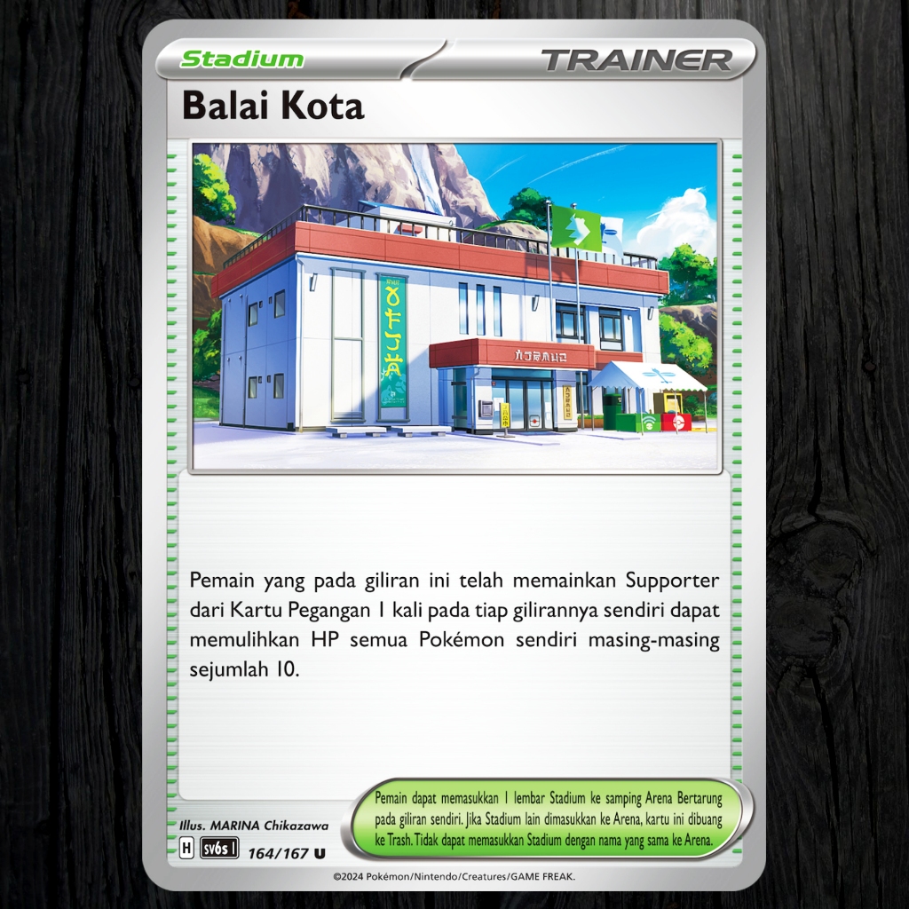 Jual Balai Kota regH sv6s Topeng Transfigurasi - Kartu Pokemon STADIUM ( TRAINER ) TCG Indonesia ...