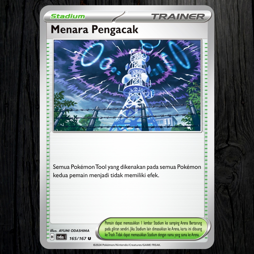 Jual Menara Pengacak regH sv6s Topeng Transfigurasi - Kartu Pokemon STADIUM ( TRAINER ) TCG ...