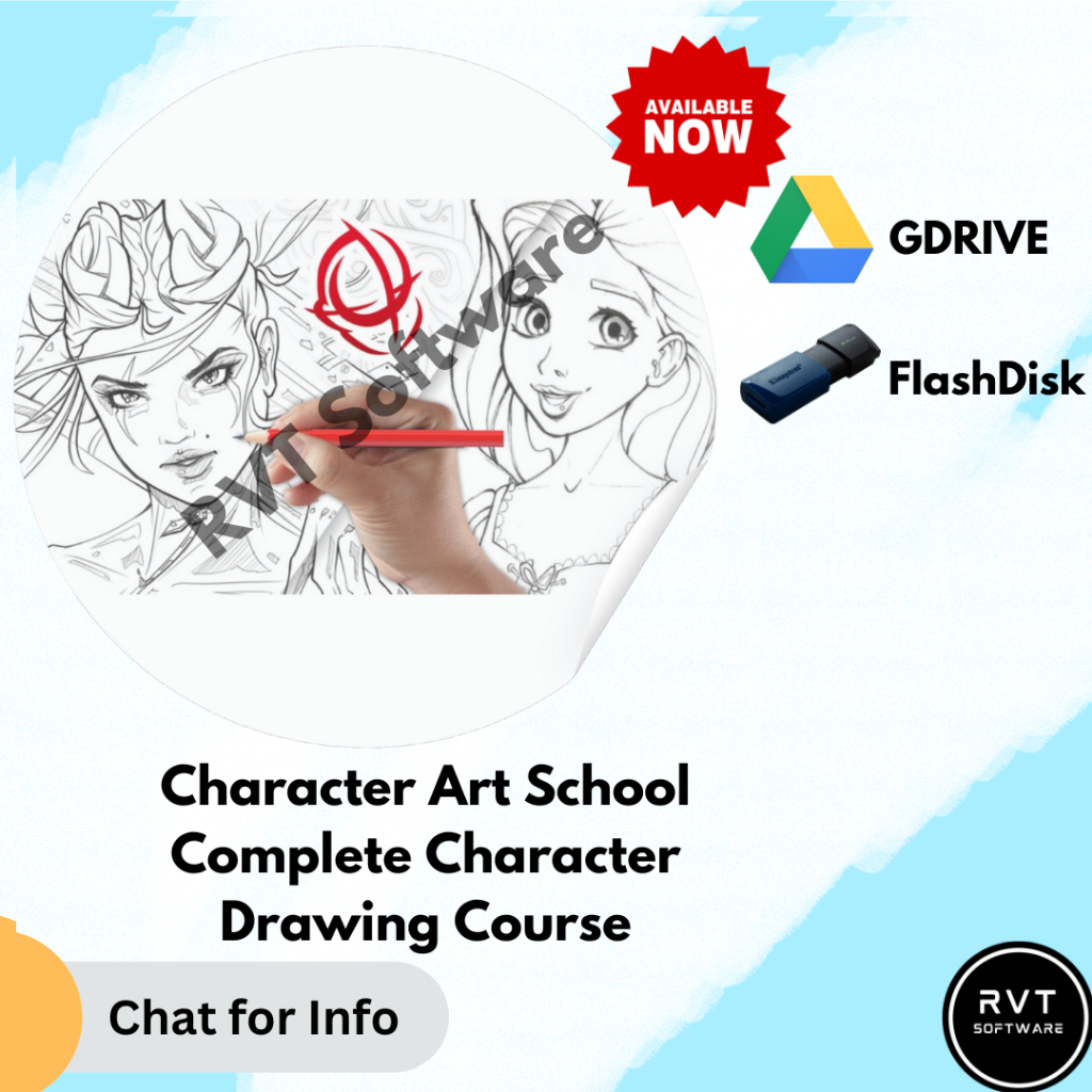 Jual Video Tutorial Menggambar Character Art School Complete Character ...