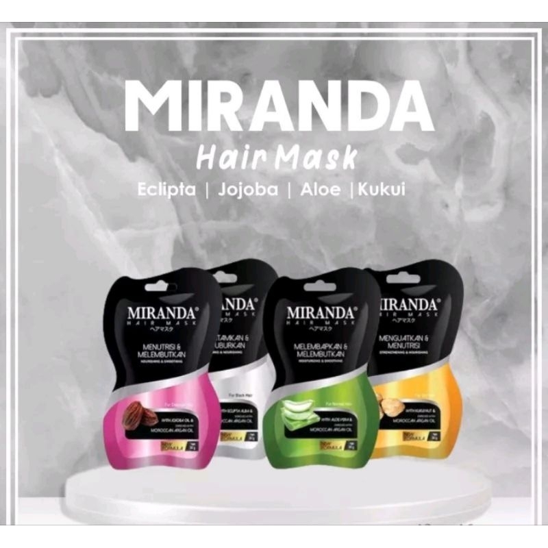 Jual Miranda Keratin Protein Hair Mask 25+5g | Shopee Indonesia