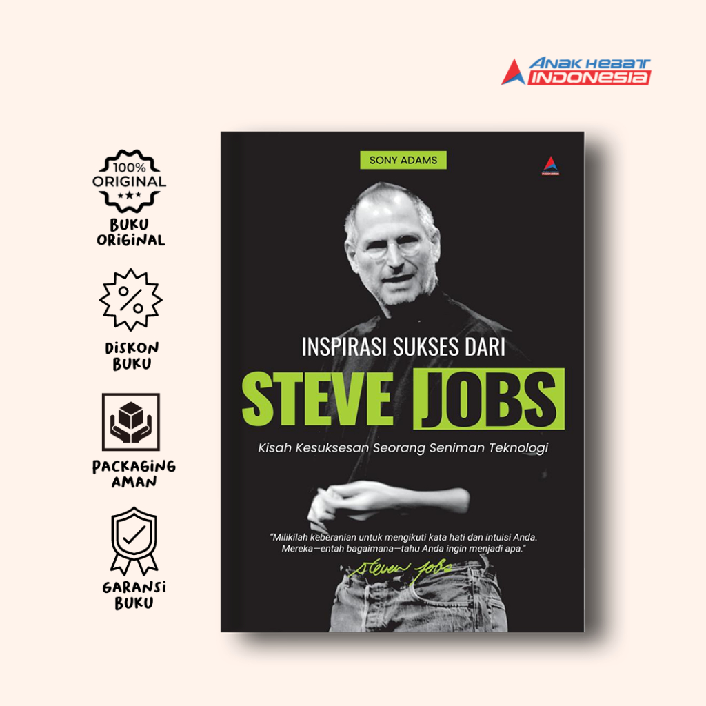 Jual Buku Inspirasi Sukses dari Steve Jobs - Sony Adams - Anak Hebat ...
