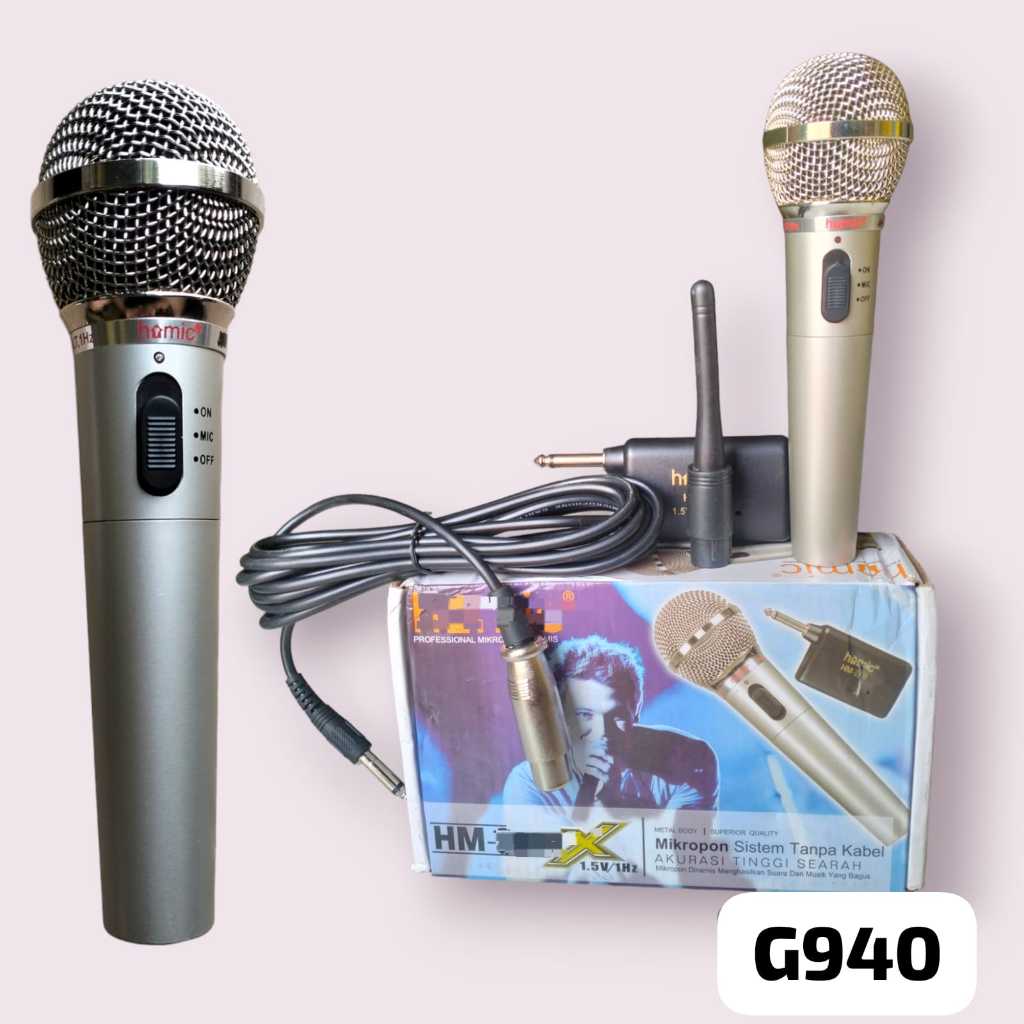 Jual G940 ORIGINAL MIK MICROFON MIC MICROPHONE KARAOKE MIX SINGLE ...
