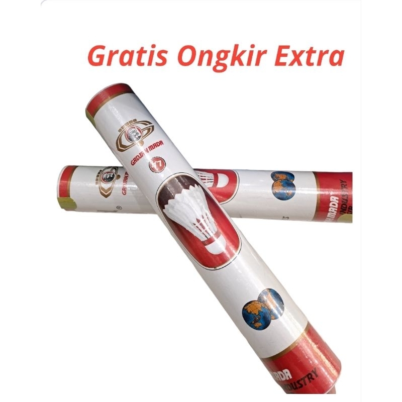 Jual Shuttlecock Gajahmada/ Bola Badminton Gajahmada / Bola Raket GAJAH ...