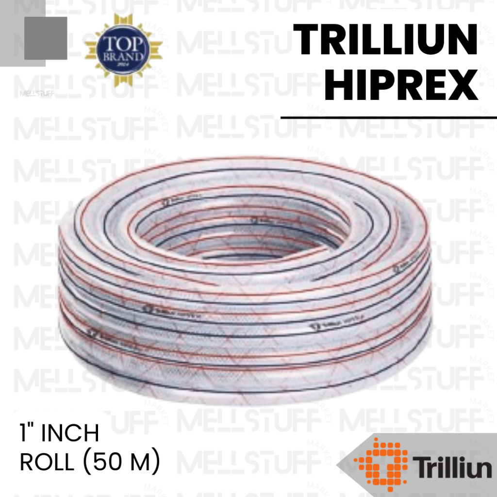 Jual Selang PVC Trilliun Benang Hiprex 1" Inch 50 Meter Selang Air Taman Best Quality | Shopee ...