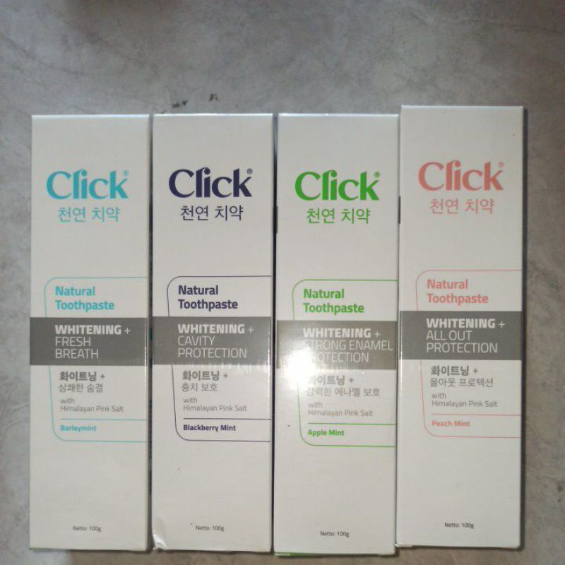 Jual Click Pasta gigi 100g | Shopee Indonesia