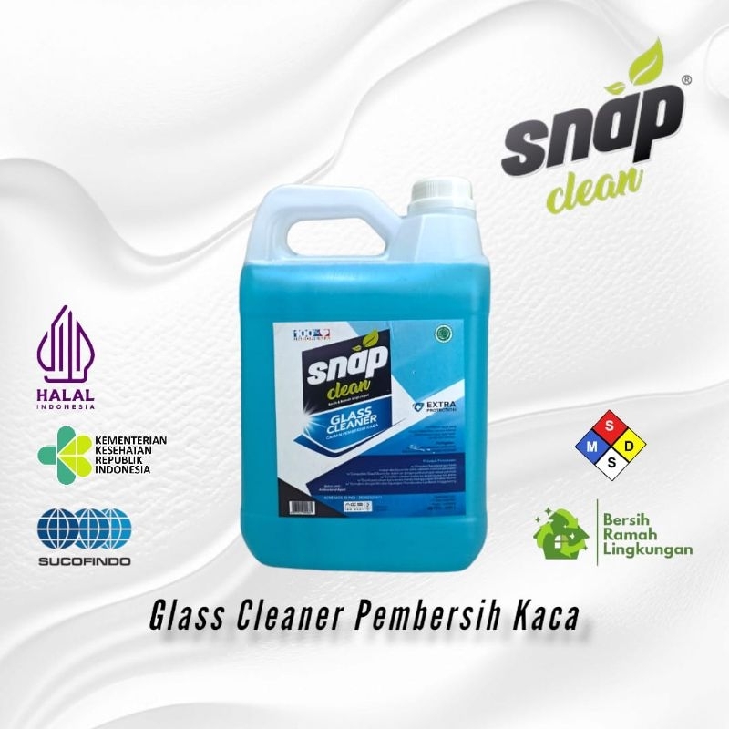 Jual pembersih kaca snap clean glass cleaner ukuran4L | Shopee Indonesia