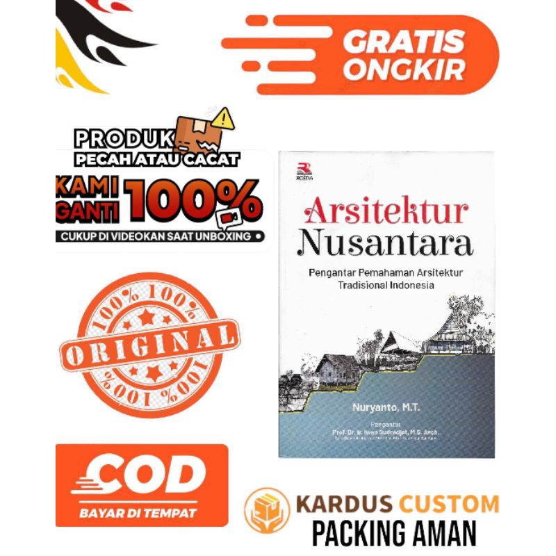 Jual Buku Arsitektur Nusantara Pengantar Pemahaman Arsitektur Tradisional Indonesia -Nuryanto ...