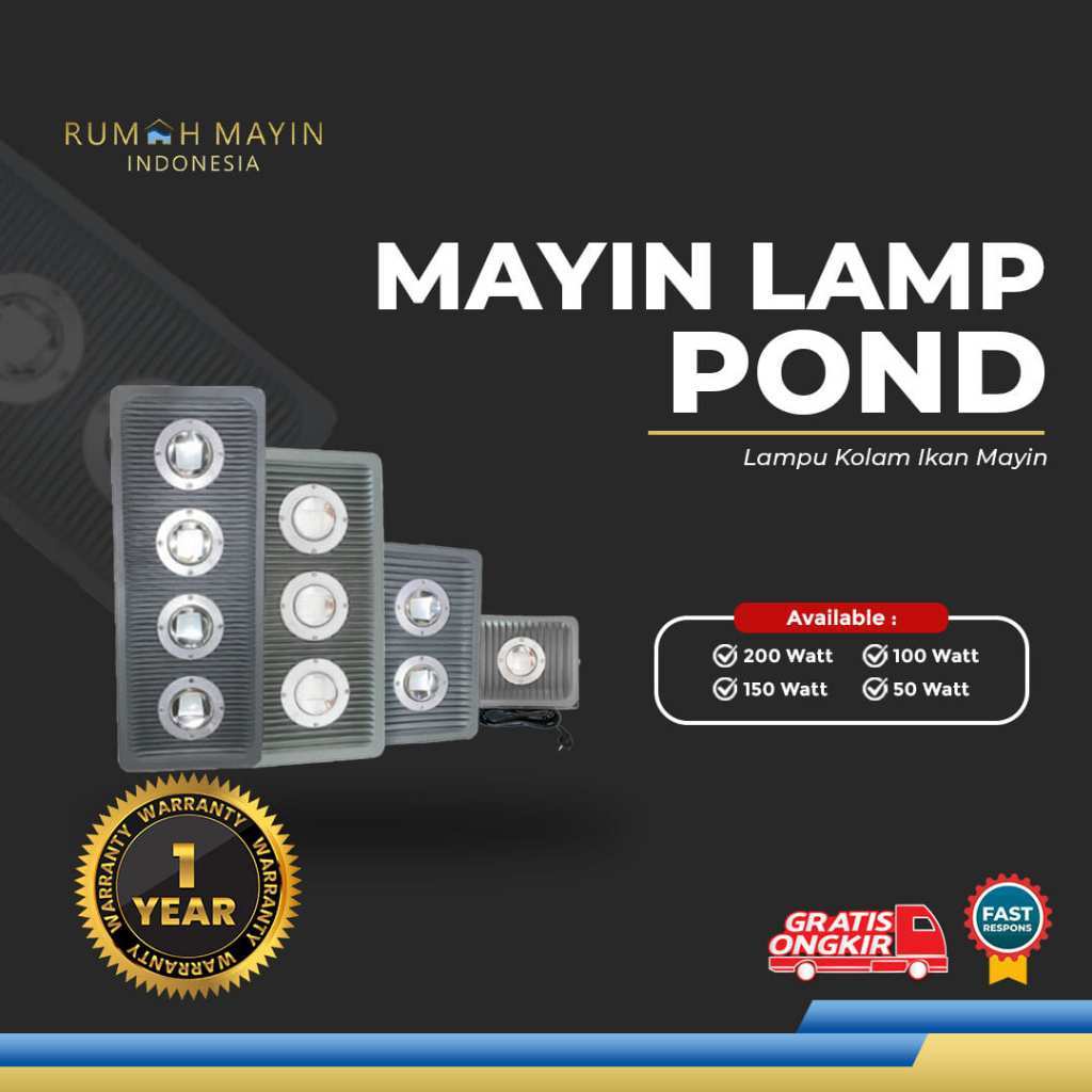 Jual MAYIN Lamp LED Pond lampu kolam ikan / koi | Shopee Indonesia