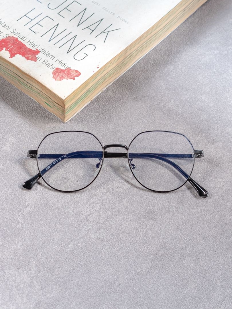 Jual Frame Kacamata Besi Oval 65511 Costum Lensa Minus Cylinder dan ...