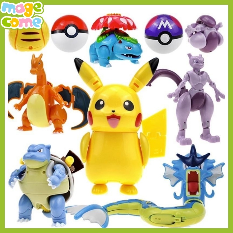 Jual COD Mainan Anak Deformed Figure Pokeball Pokemon Pocket Monster ...