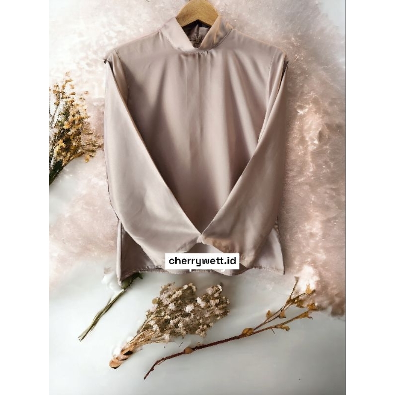 Jual Inner Blouse Satin / Daleman Kebaya Satin | Shopee Indonesia