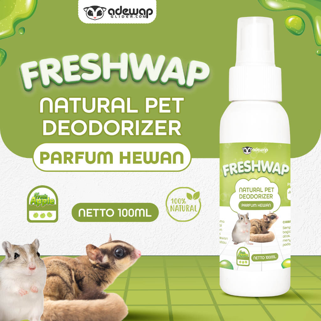 Jual FRESHWAP PARFUM PEWANGI SUGAR GLIDER KUCING KELINCI HAMSTER ANTI ...