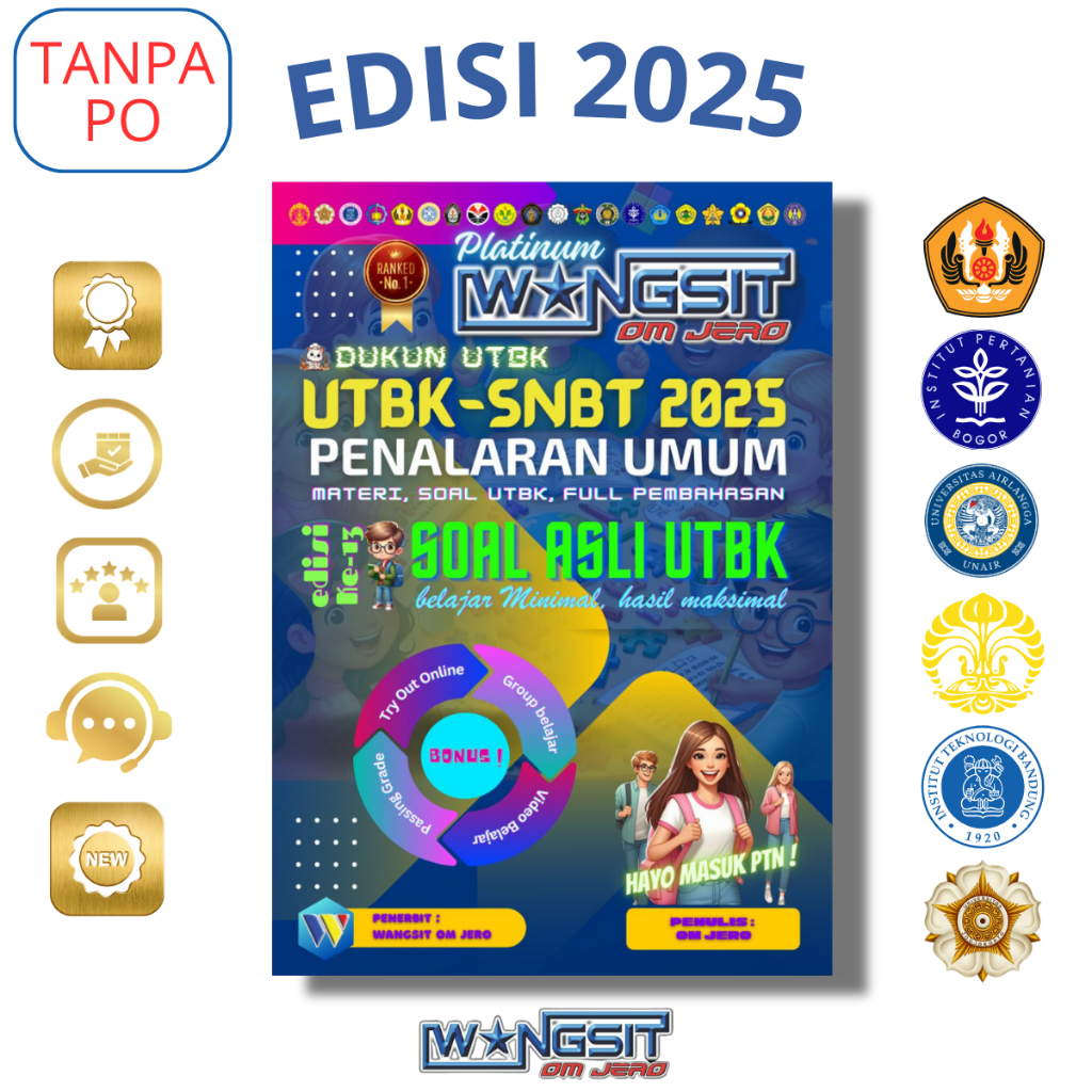 Jual BUKU WANGSIT OM JERO PENALARAN UMUM UTBK SNBT 2026 FULL MATERI DAN ...