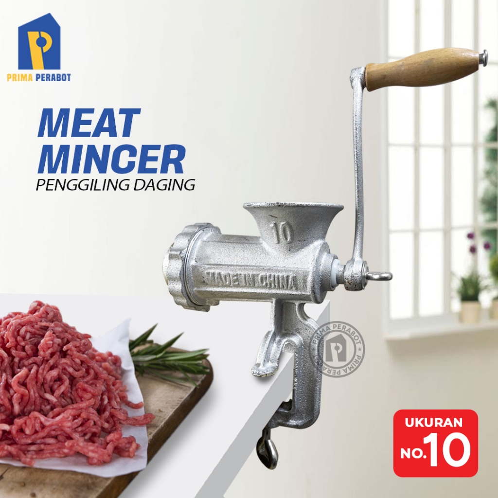 Jual Alat Penggiling Daging Manual No.10 Meat Grinder Gilingan Daging ...