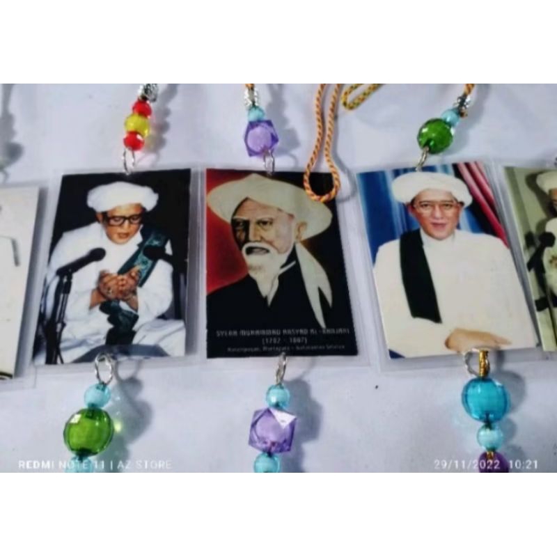 Jual Gantungan mobil foto bulak balik foto abah guru sekumpul dan datu ...