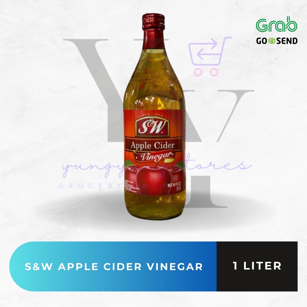 Jual SW Cuka Apel / Apple Cider Vinegar Botol 946 ml / 1 Liter | Shopee ...