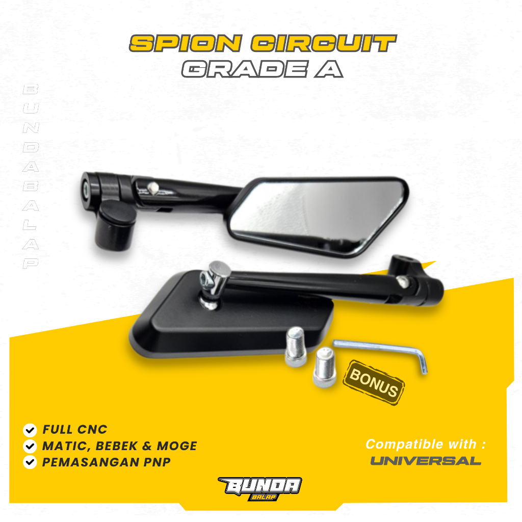 Jual Spion Circuit Rizoma Grade A Ride Rich Aluminium CNC Universal ...