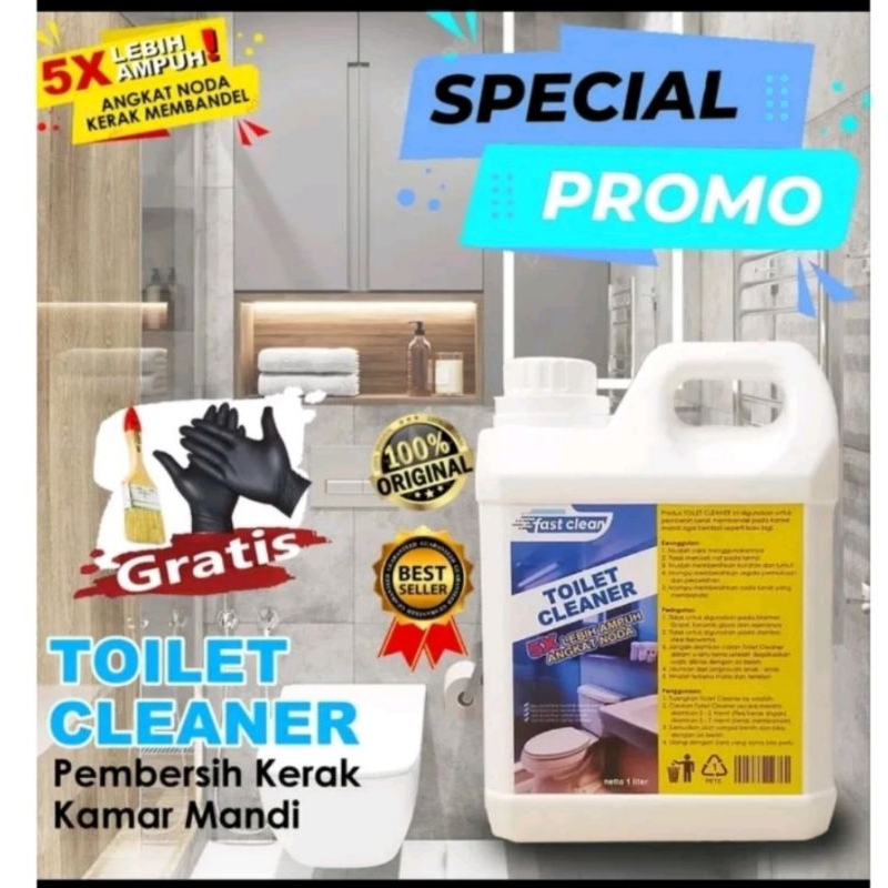 Jual Fastclean toilet Cleaner 1 Liter Cairan Pembersih Serbaguna kerak ...