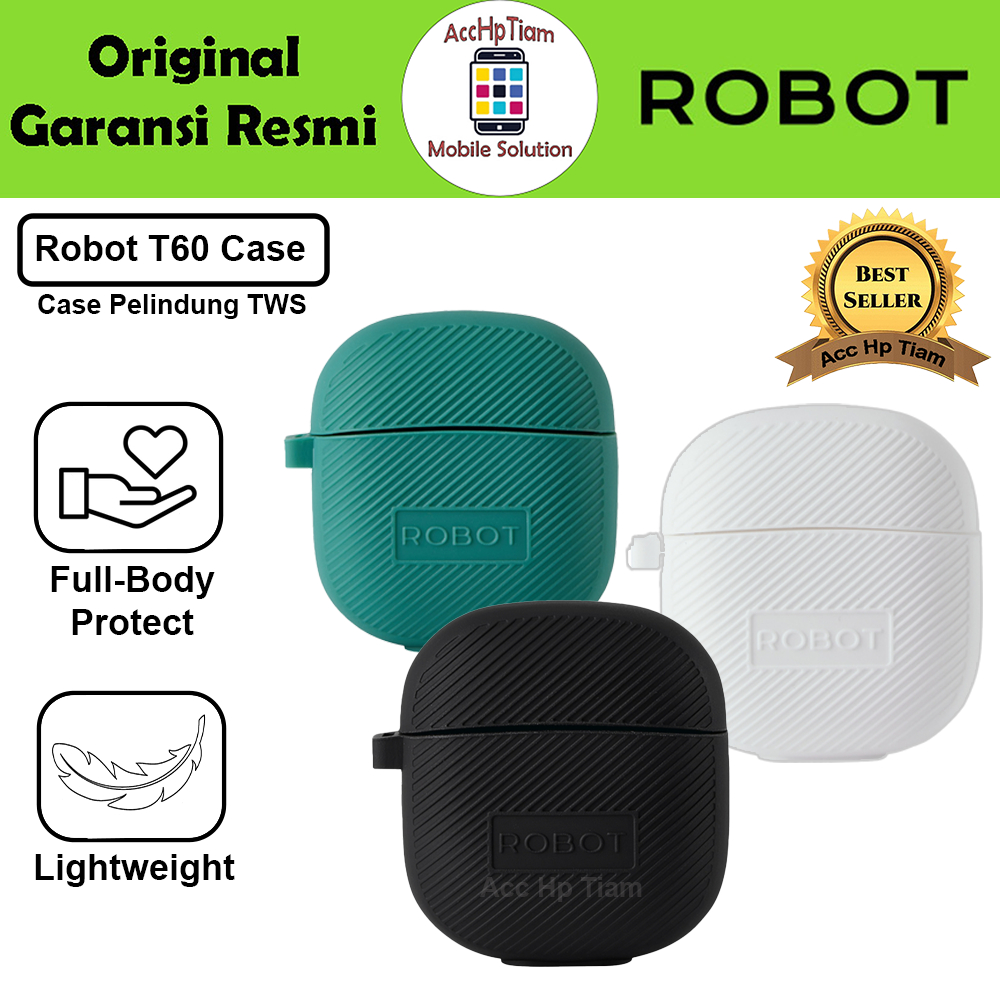 Jual Case Robot T60 Casing Softcase Karet Jelly Liquid Silicone TWS ...