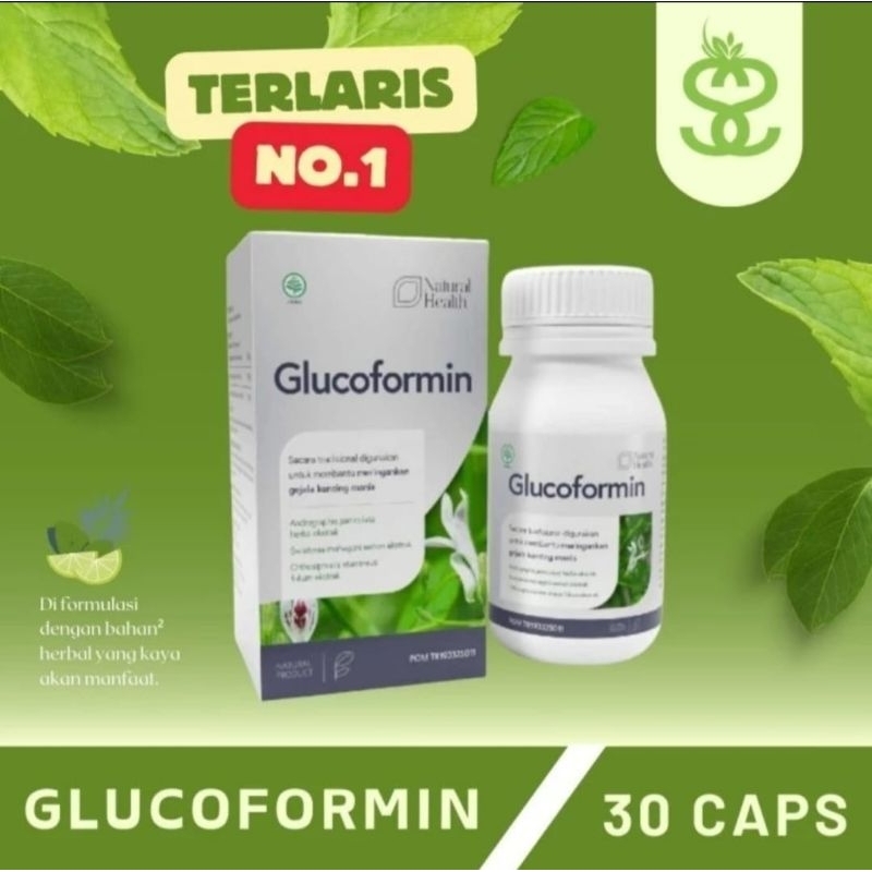 Jual GLUCOFORMIN ASLI ORIGINAL OBAT DIABETES HERBAL KENCING MANIS GULA ...