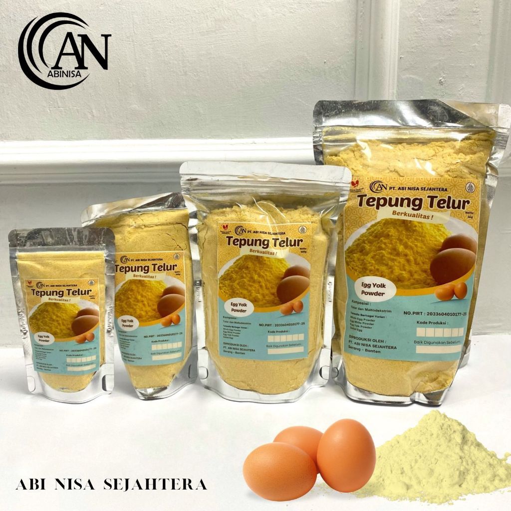 Jual Tepung Instan Kuning Telor Murni Egg Yolk Powder Organic | Shopee ...