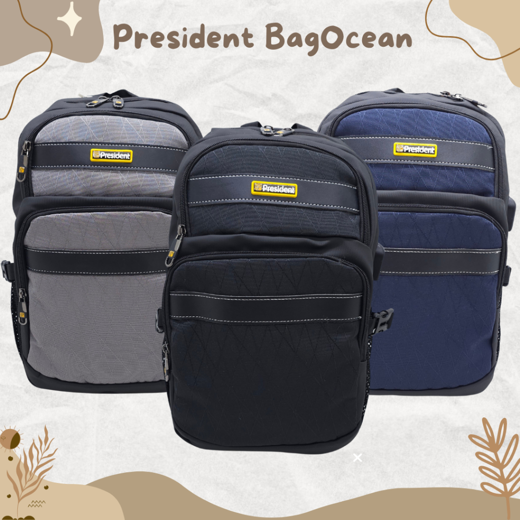 Jual TAS PRESIDENT COMPACT MINI PREMIUM BUILD USB + GARANSI 2 TAHUN ...