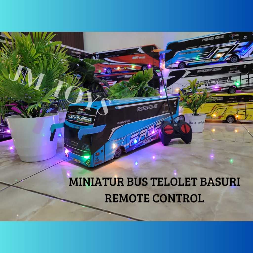 Jual MINIATUR BUS TELOLET BASURI RATU PANDORA JB5 REMOT CONTROL ...