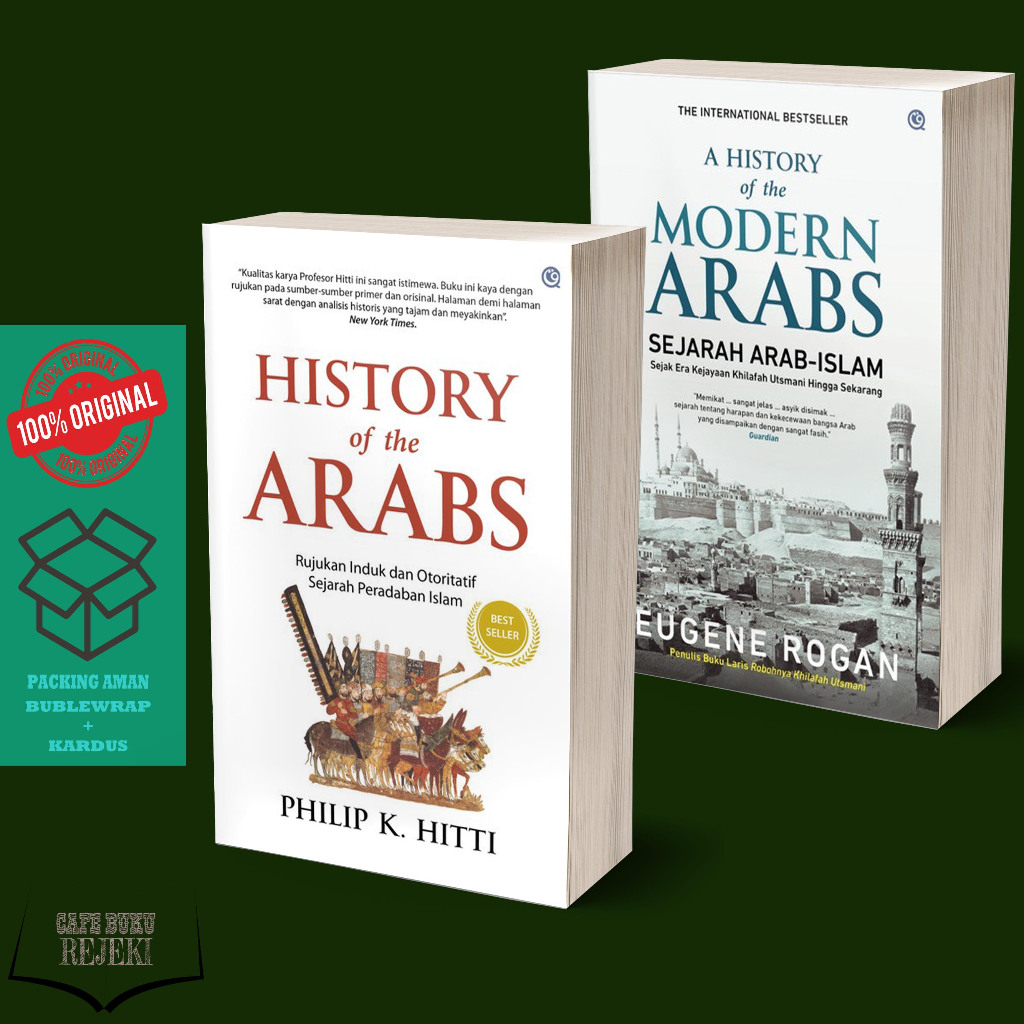 Jual Paket Buku Sejarah Arab : History Of The Arabs dan A History Of ...