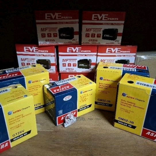 Jual ORIGINAL ASPIRA ASTRA BATTERY// ACCU/AKI GTZ-5S//GTZ-6V ASPIRA ...